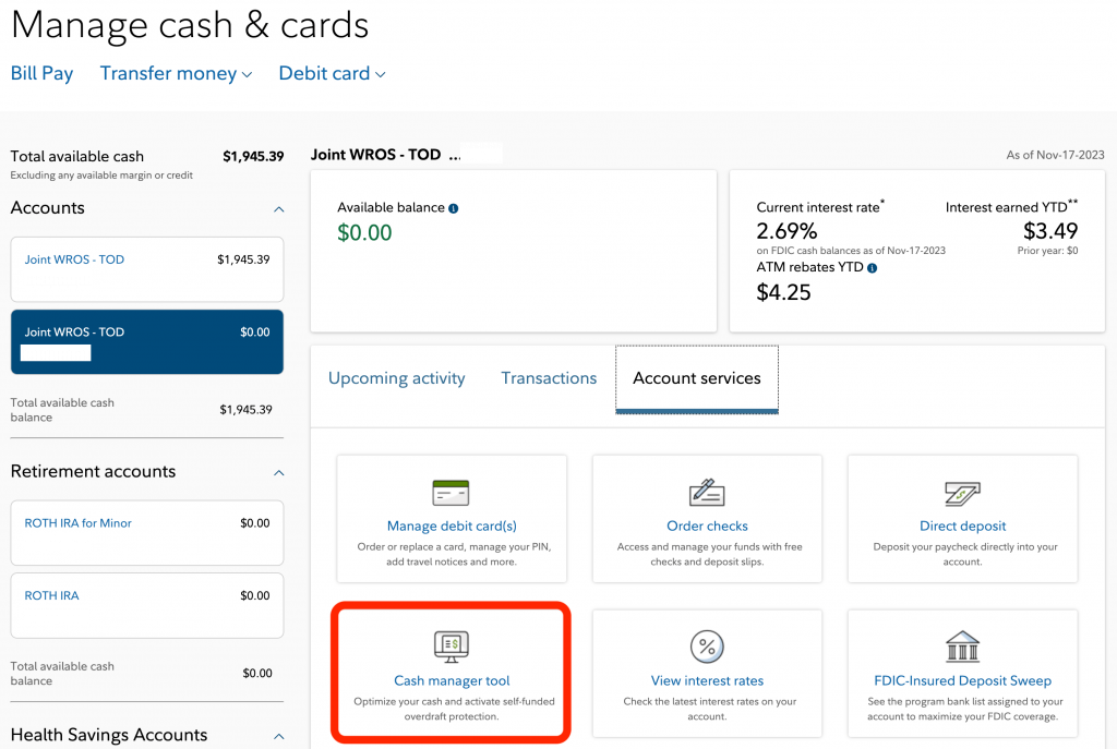 Cash Management, Emergency Funds, Using Fidelity as a Bank - Frugal ...
