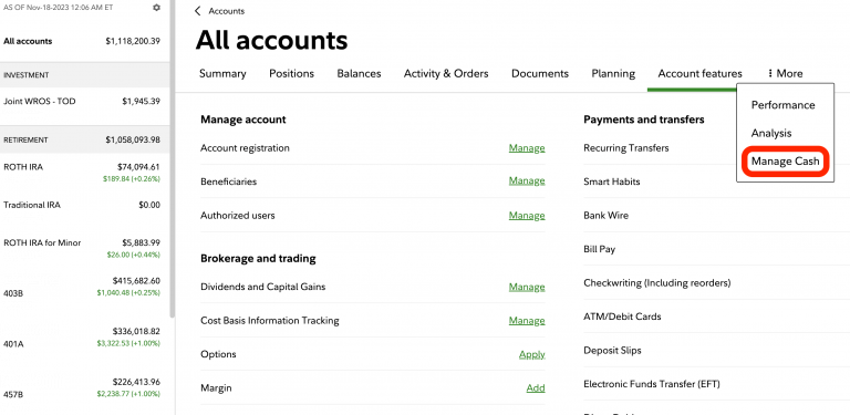 Cash Management, Emergency Funds, Using Fidelity as a Bank - Frugal ...