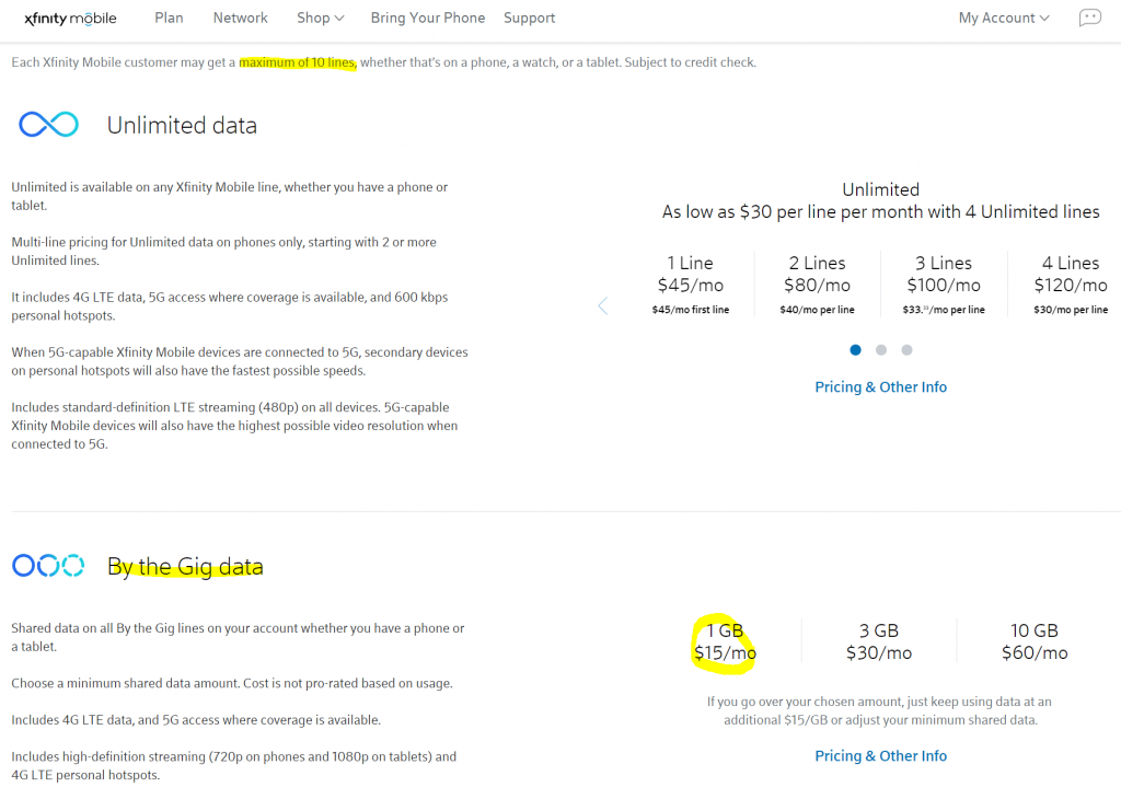 A Two-Year Review of our Xfinity Mobile $12/mo plan - Frugal Professor